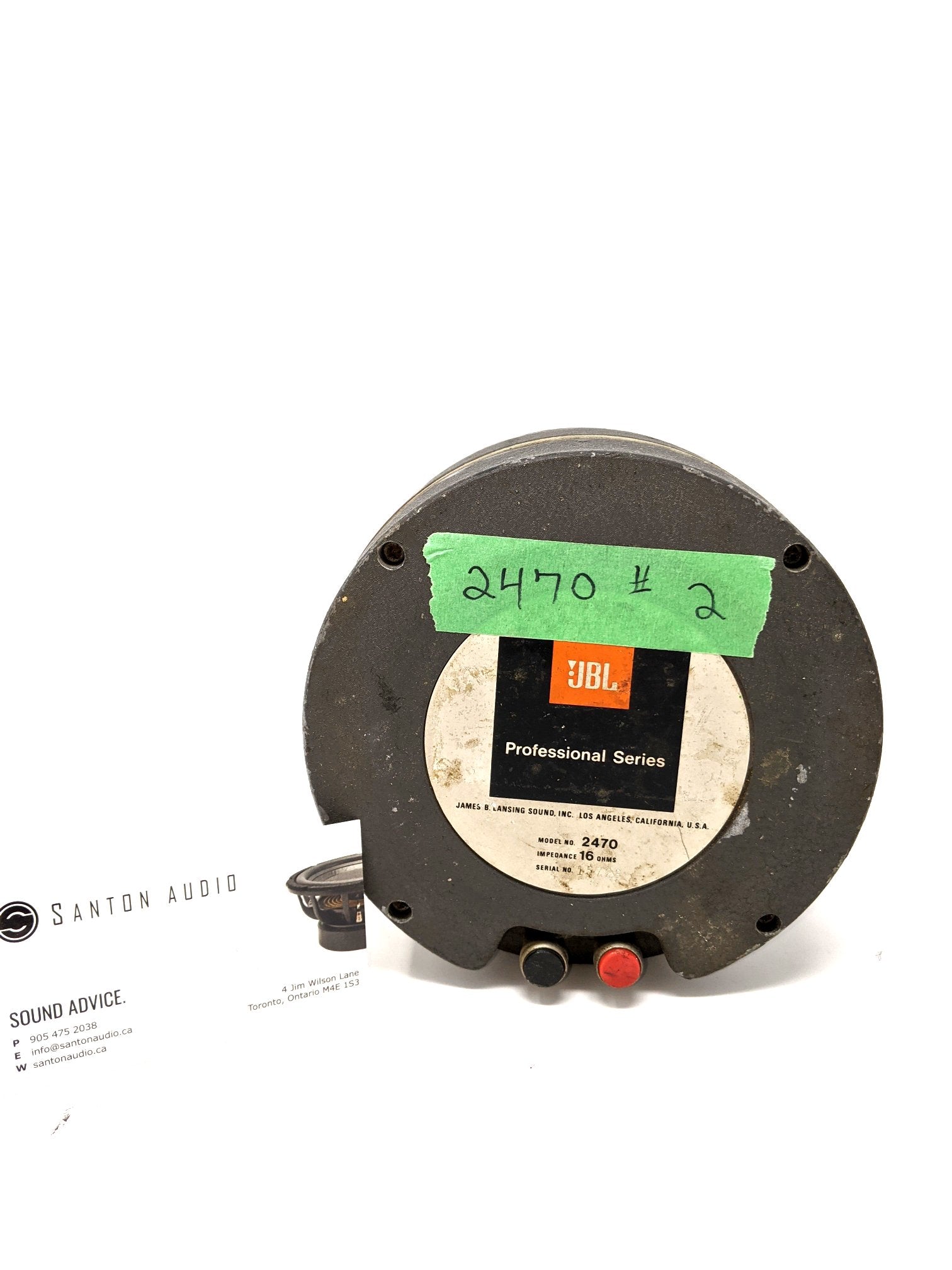 JBL 2470 16 Ohm Vintage Compression Driver (#2)